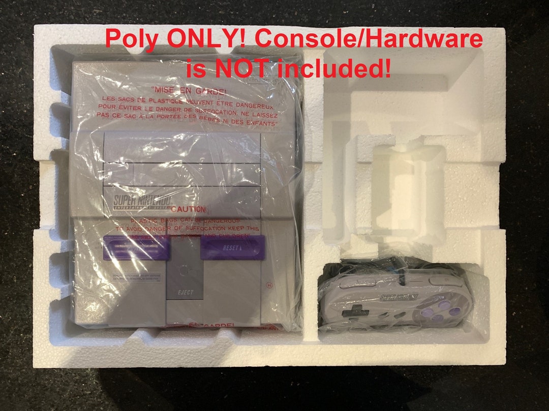 Polystyrene for Super SNES Narrow Box (aka Polys / Insert / Foam ...