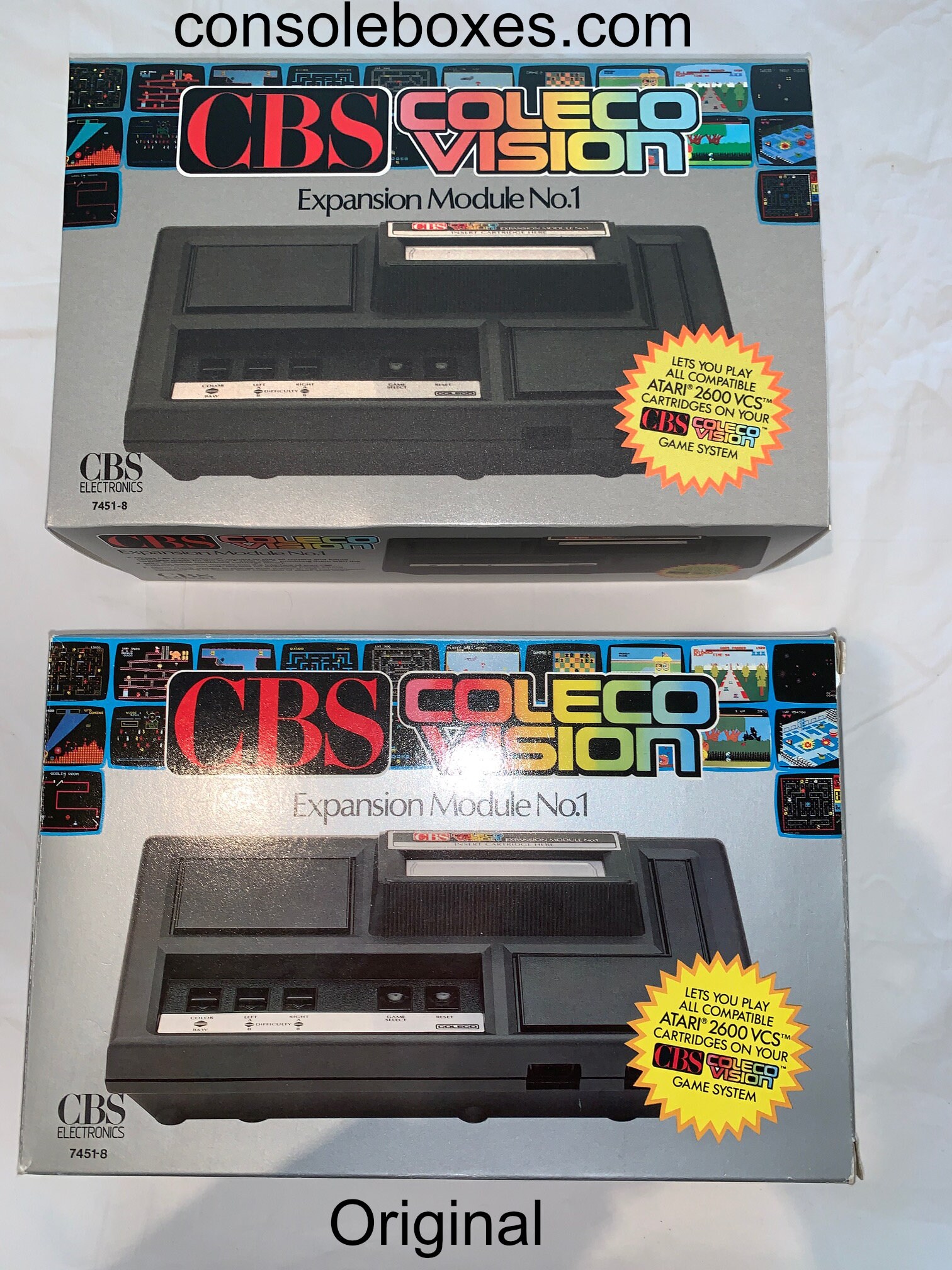 CBS Colecovision Expansion Module No 1 atari Reproduction | Etsy