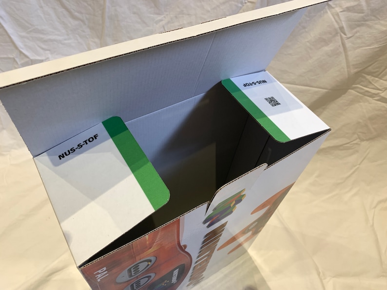 N64 Fire Orange Funtastic EMPTY CONSOLE BOX for Nintendo 64 ( Carton ...
