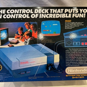 NTSC/USA Variant - NES "control Deck" Console Empty Box Only - Optional ...