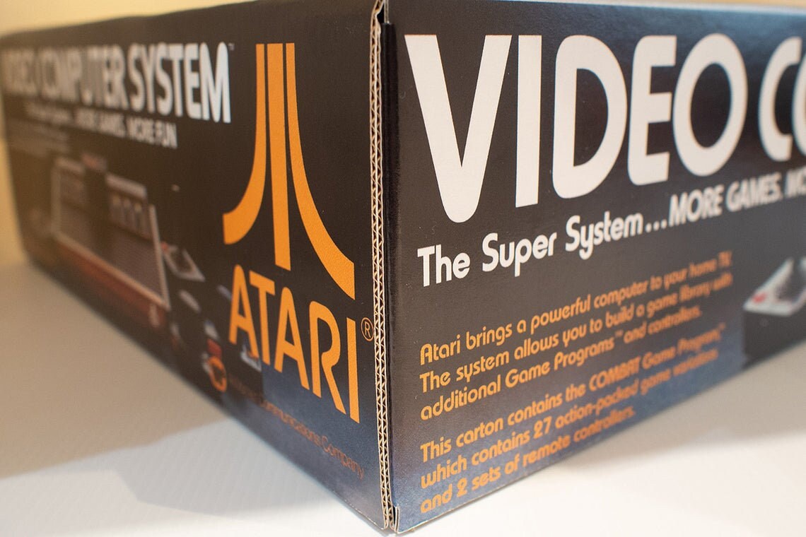 Atari 2600 VCS Empty Console Box 'chess Piece' Box - Etsy Canada