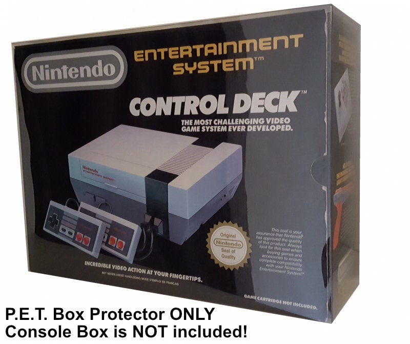 P.E.T. Box Protector for Nintendo NES Control Deck Challenge Set Console Outer Box Etsy UK