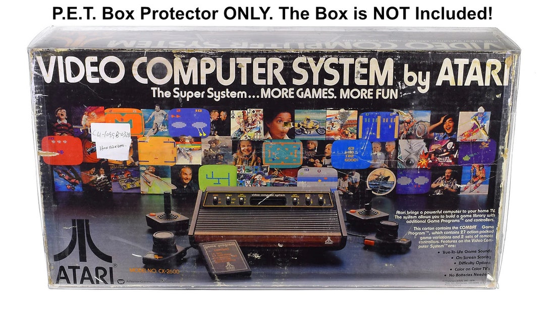 P.E.T. Box Protector for Atari 2600 Woody Console Outer Box - Etsy