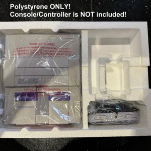Polystyrene for Super SNES Narrow Box (aka Polys / Insert / Foam ...