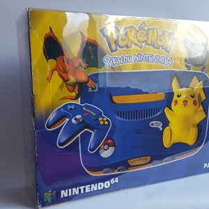 N64 Pikachu EMPTY Console BOX With Optional Polys/styrofoam for ...