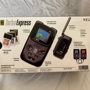 NEC Turbo Express Empty Console Box AND Polys/foam ( Caja / Boîte / Der ...