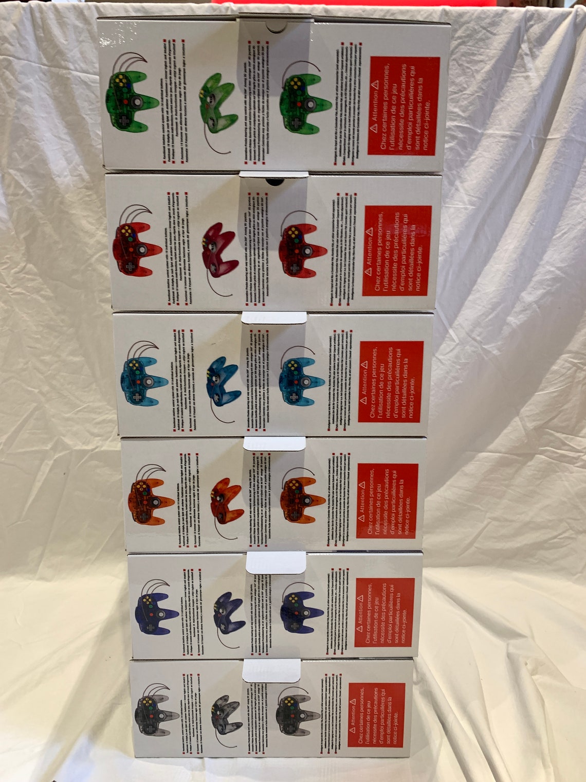 EMPTY Console BOXES - Nintendo 64 Funtastic Series ALL 6 Empty Boxes ...