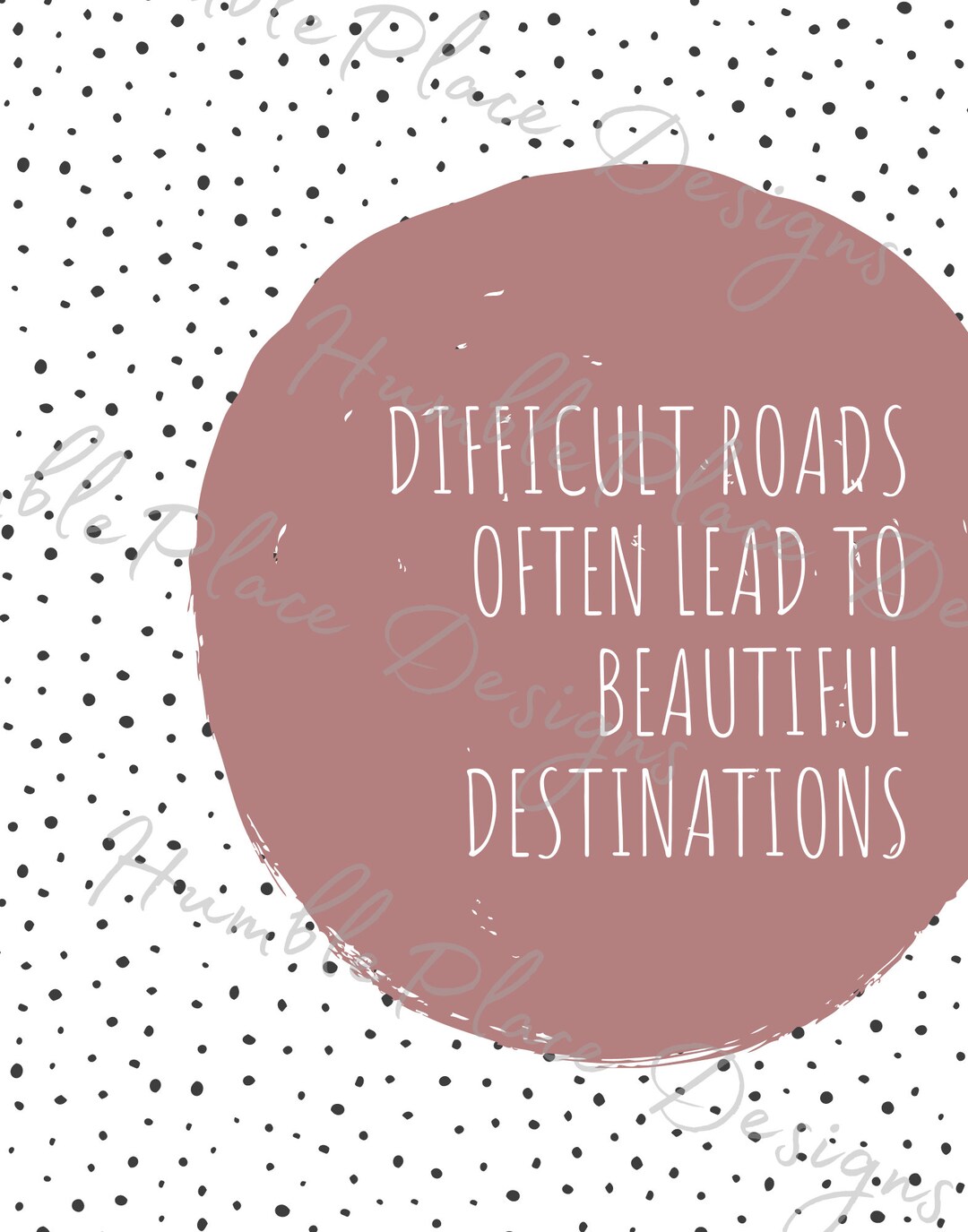 Pink Inspirational Quote Digital Download PDF PRINT - Etsy