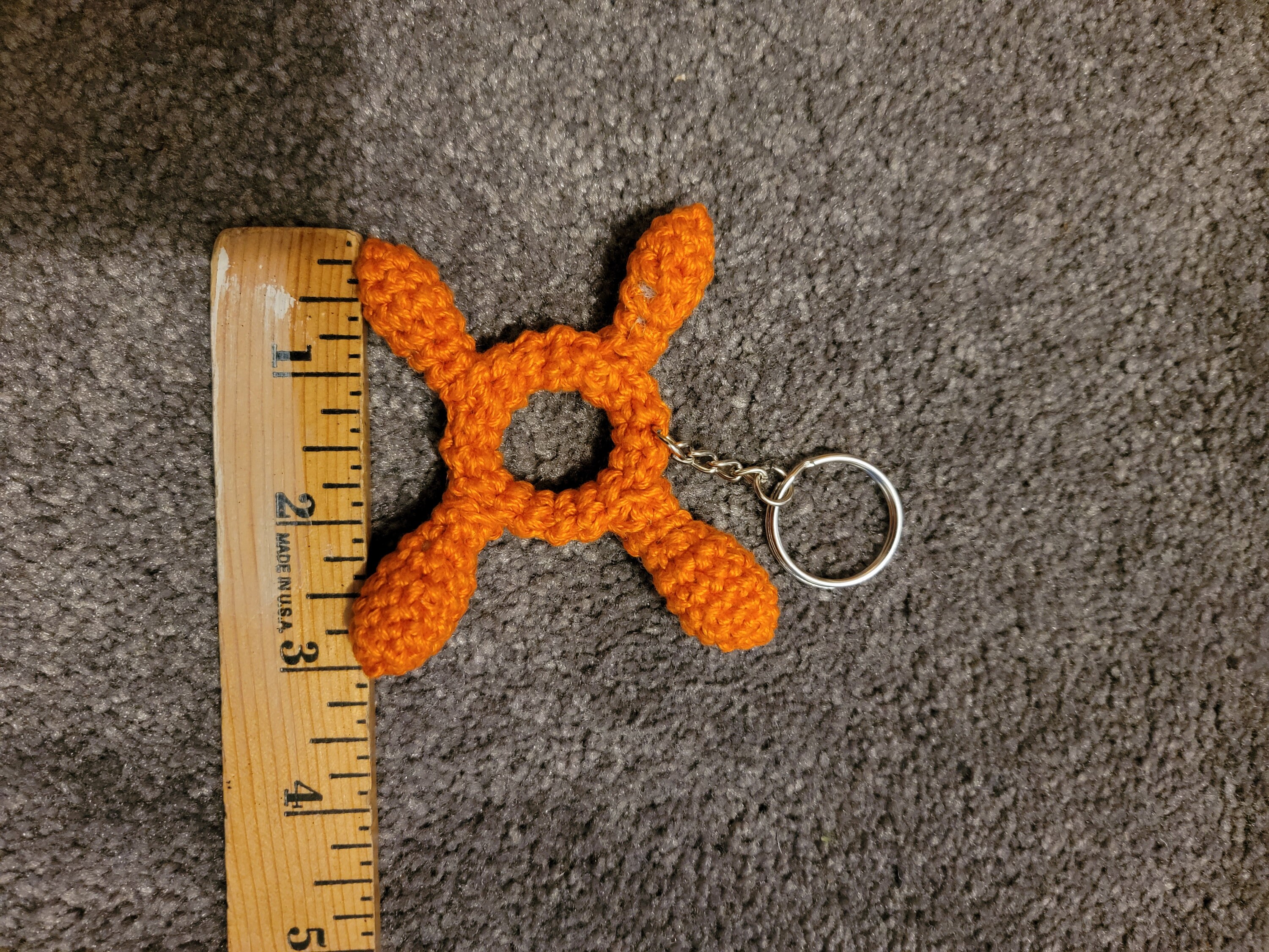 Crochet Amigurumi Orange Shape Keychain - Etsy