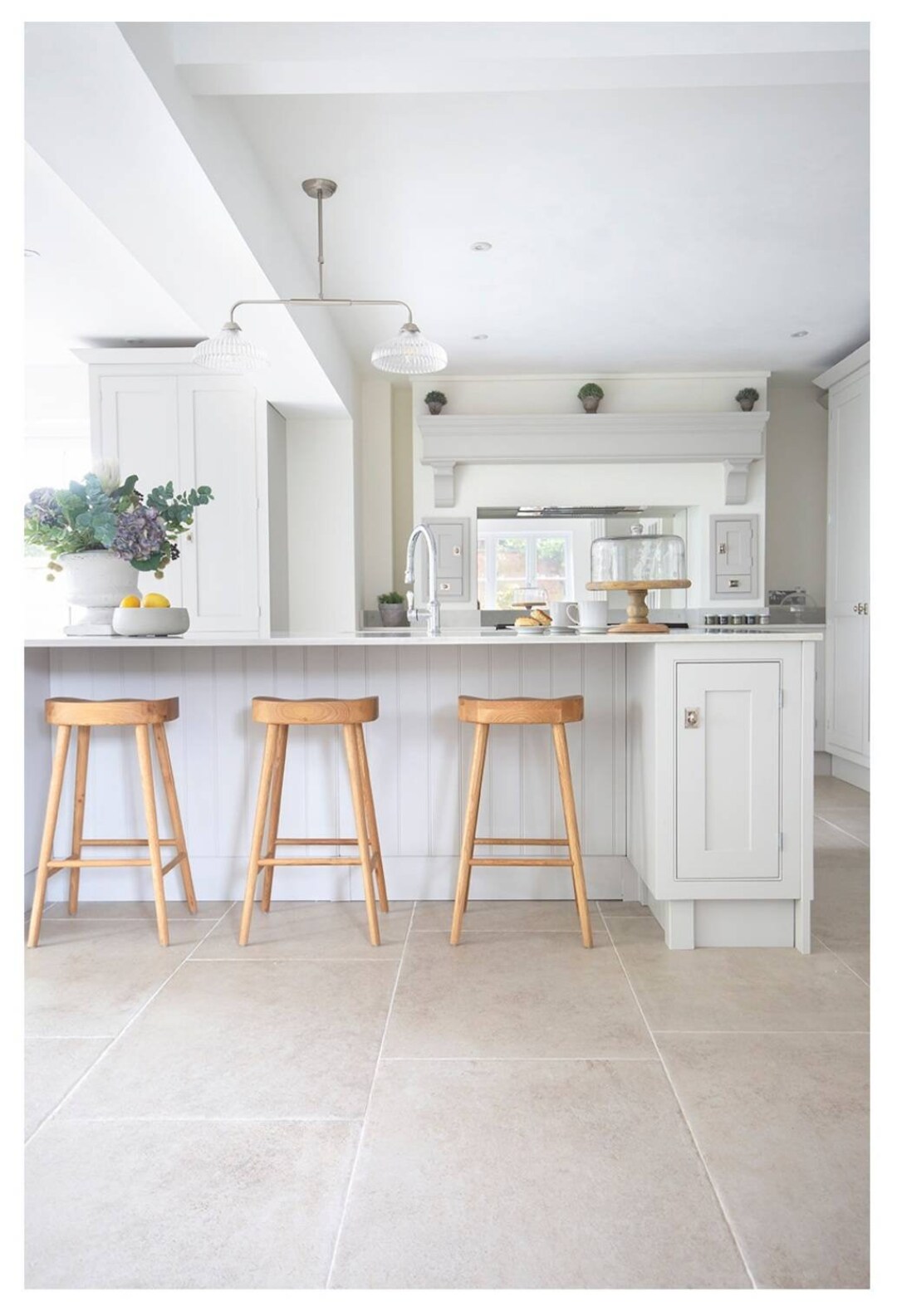 Shaker Style Bum Bar Stool in Solid Beech - Etsy UK
