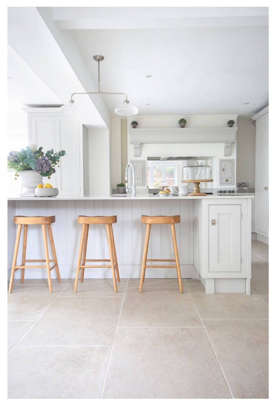 Shaker Style Bum Bar Stool in Solid Beech - Etsy UK