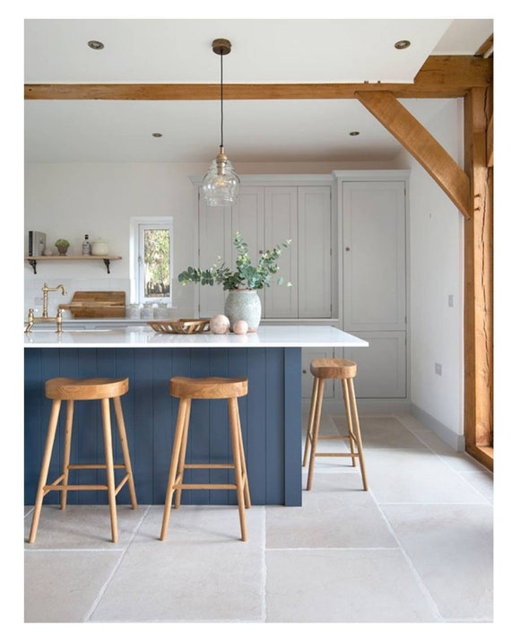 Shaker Style Bum Bar Stool in Solid Beech - Etsy UK