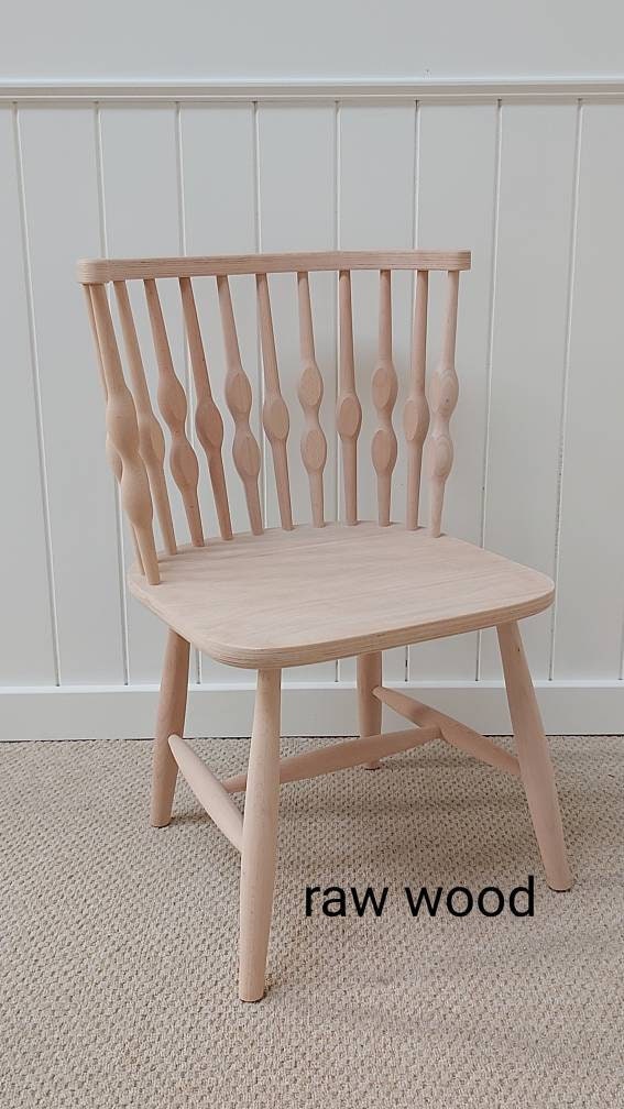 Nub Bubble High Curved Back Kitchen Dining Chairs in Raw, Natural or ...