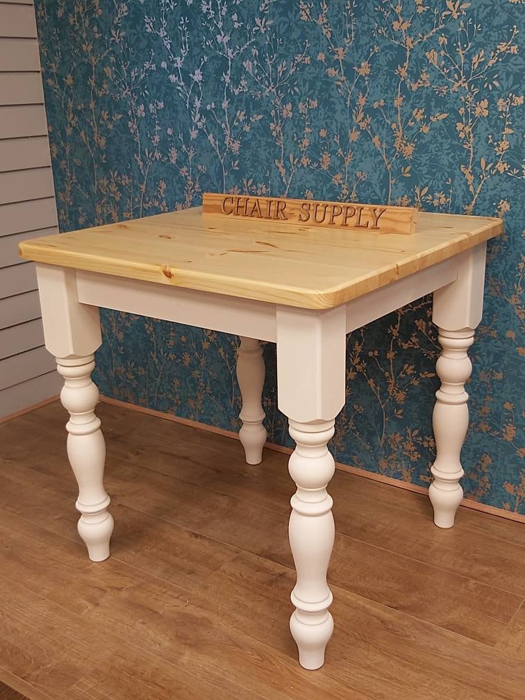 New Solid Pine for Cafe or Farmhouse Dining Table With - Etsy UK