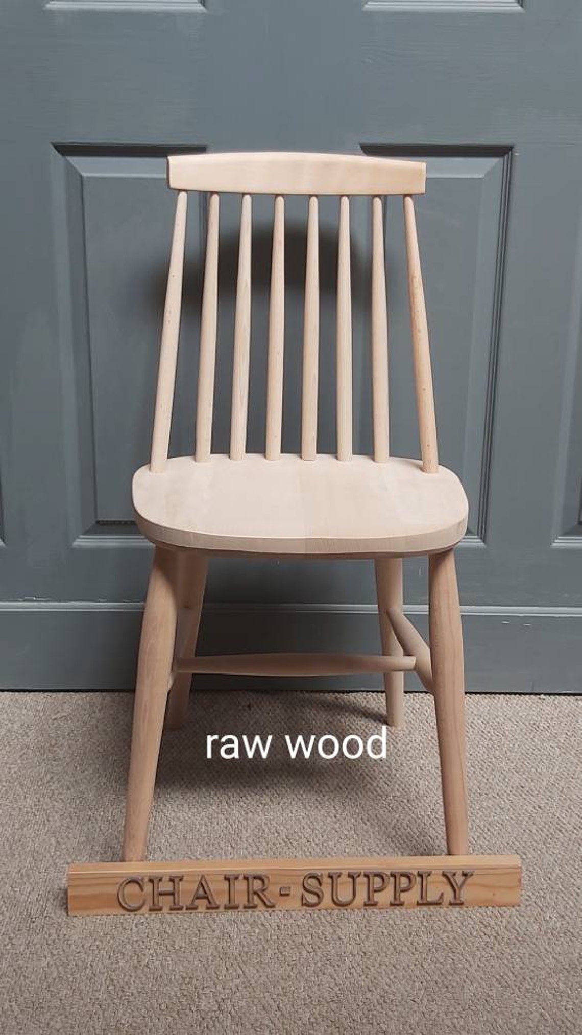 Solid Beech Atom Scandinavian Kitchen Dining Chairs in Raw - Etsy