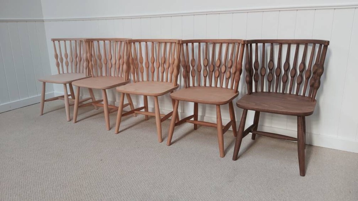 Nub Bubble High Curved Back Kitchen Dining Chairs in Raw, Natural or ...