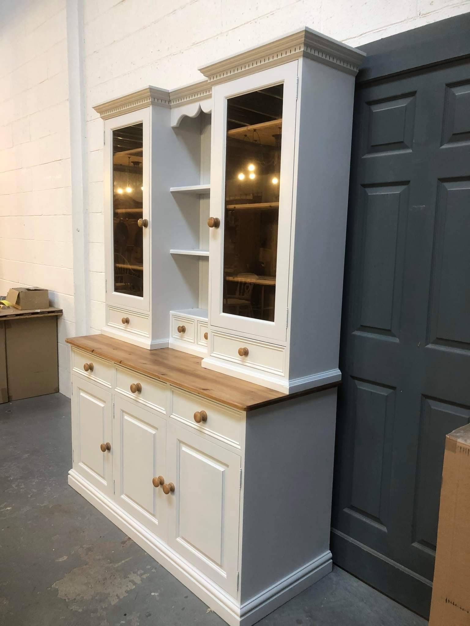 Painted Refurbished Kitchen Welsh Dresser Painted in F&B - Etsy UK