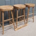 Shaker Style Bum Bar Stool in Solid Beech - Etsy UK