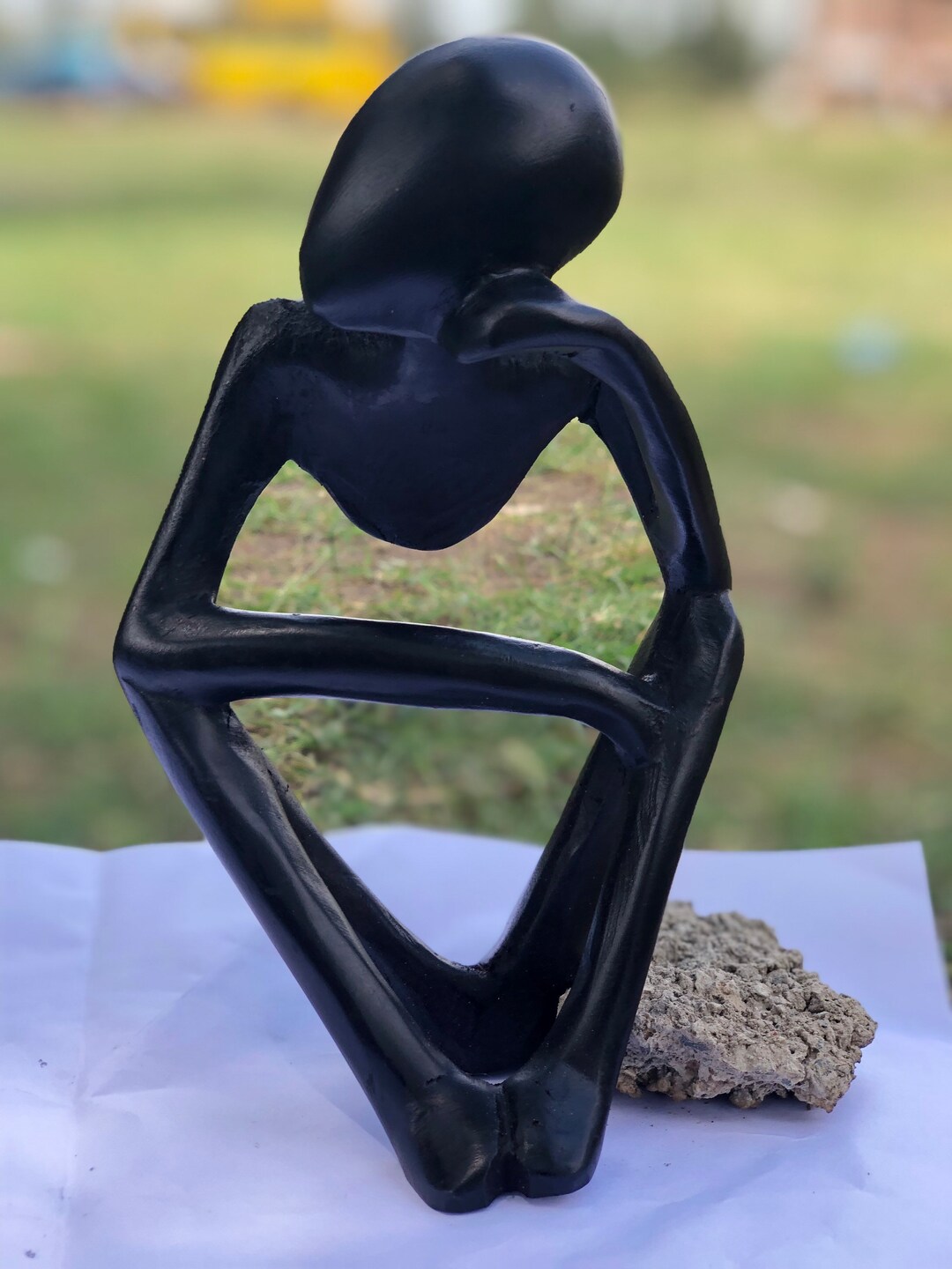 Thinking Human Figurine Statue/ Deep Thought Statue/ Office Decor ...
