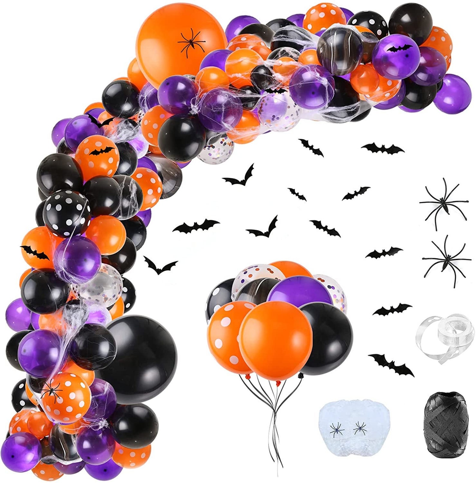 139 pezzi Halloween Balloons Arch Set includono nero viola | Etsy
