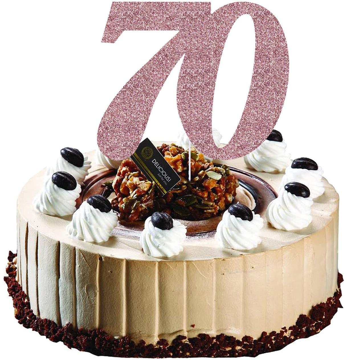 Rose Gold 70th Birthday Decorations For Women 70 Birthday Etsy