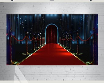 Red Carpet Poster - Etsy