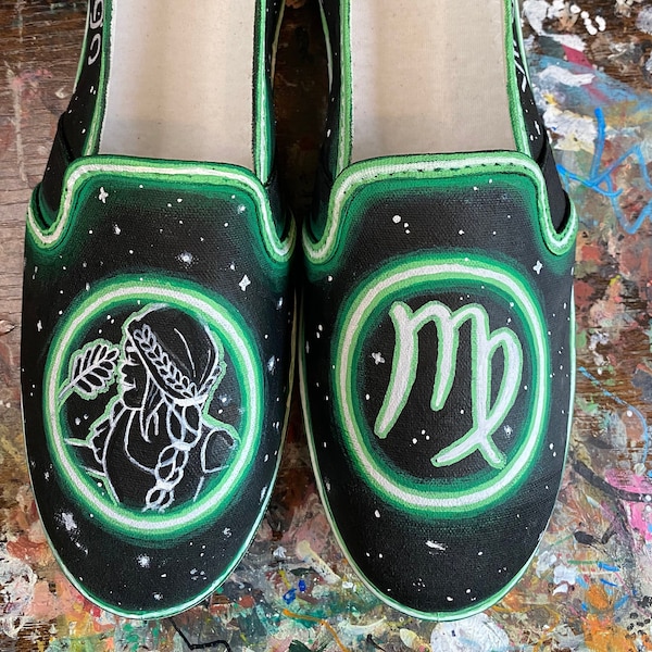 Zodiac Sign Shoes - Etsy