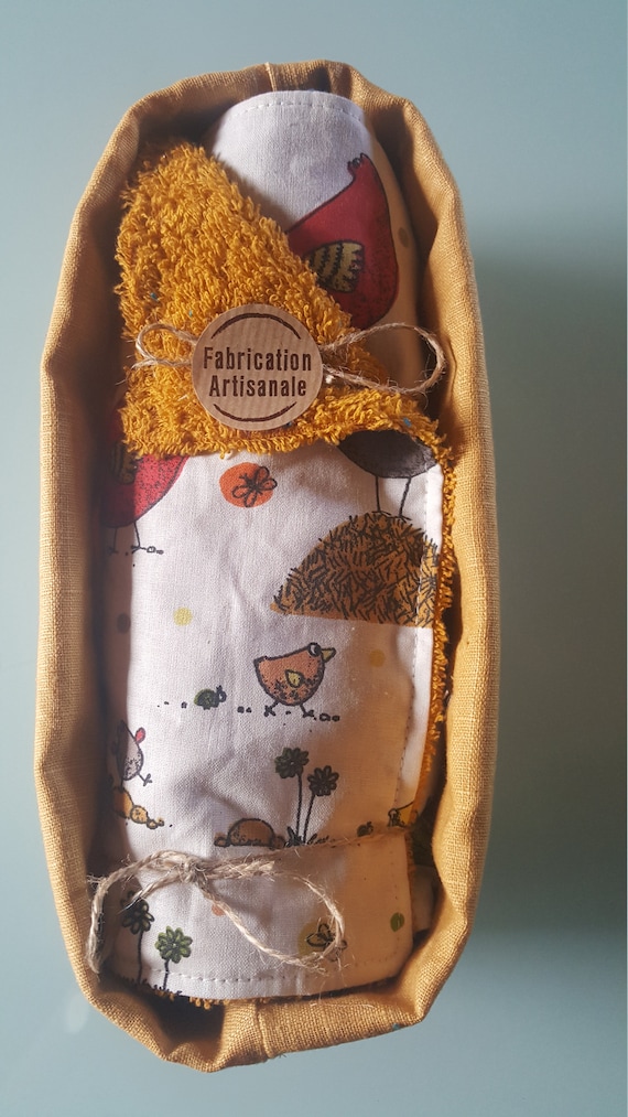 Washable rectangular basket paper towel | Etsy