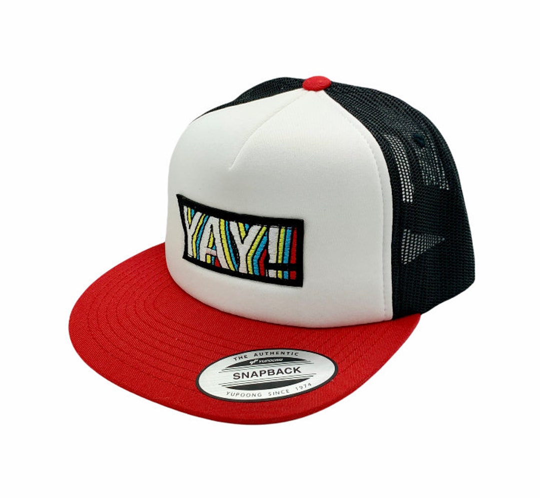 Yay Embroidered Patch Snapback Trucker | Classic Foam Front Hat ...