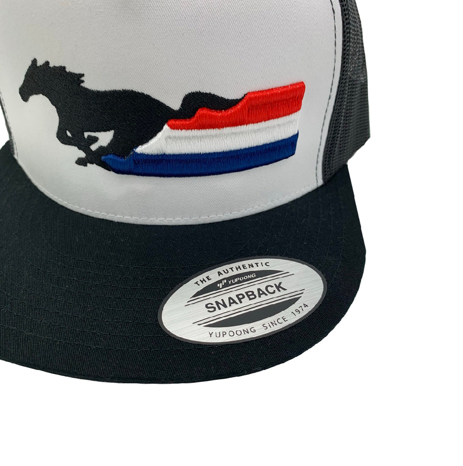 Mustang Logo Trucker Hat Snapback Hat 3D Embroidered Stylish Hat - Etsy