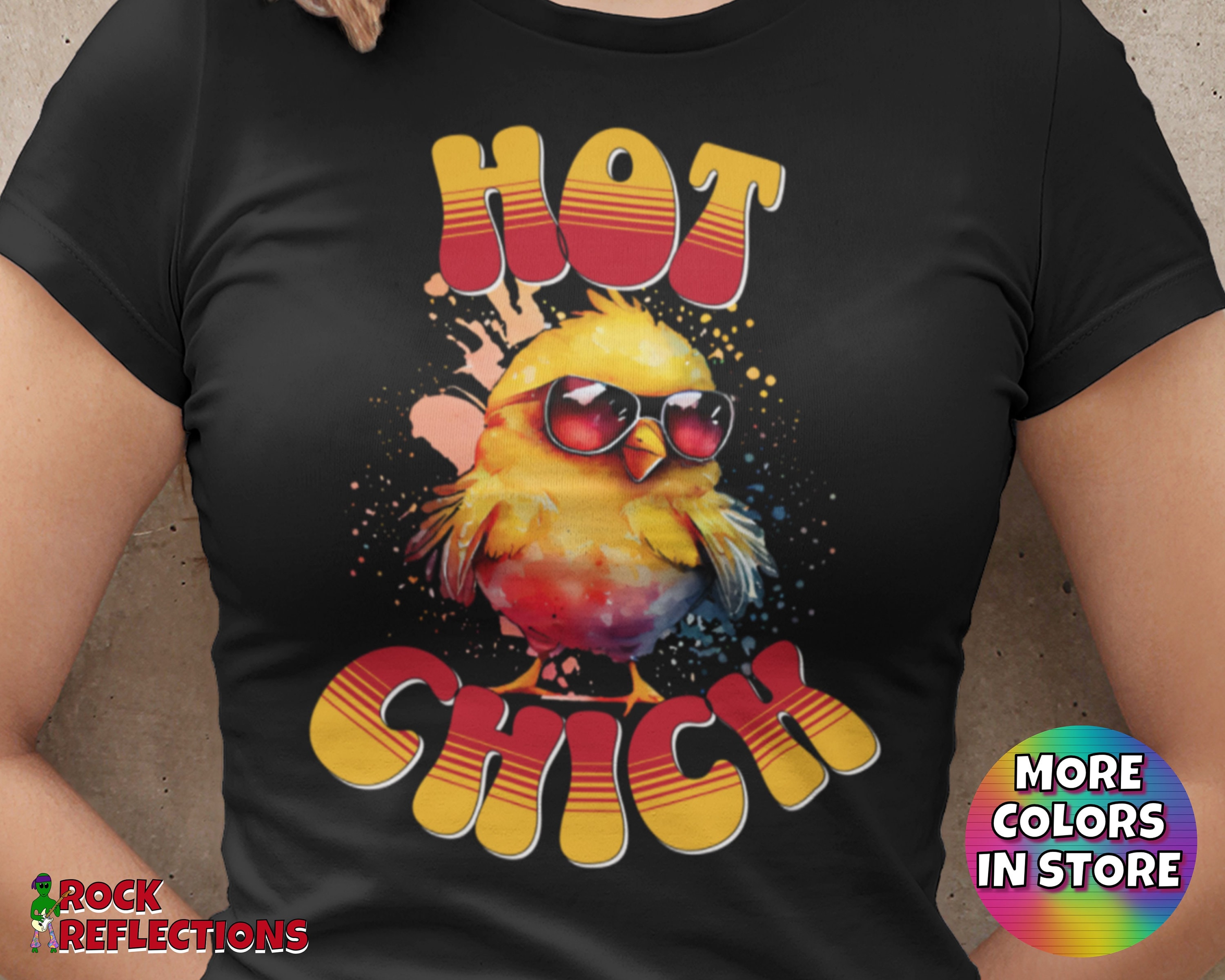 Hot Chick T-Shirt Funny Chicken T-Shirt Hot Chicken Gift For Her Hot ...