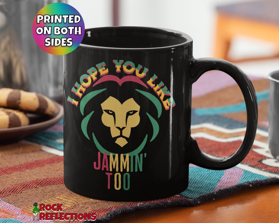 Rasta Lion Coffee Mug: Bob Marley Tribute, Reggae Music Gift - Etsy