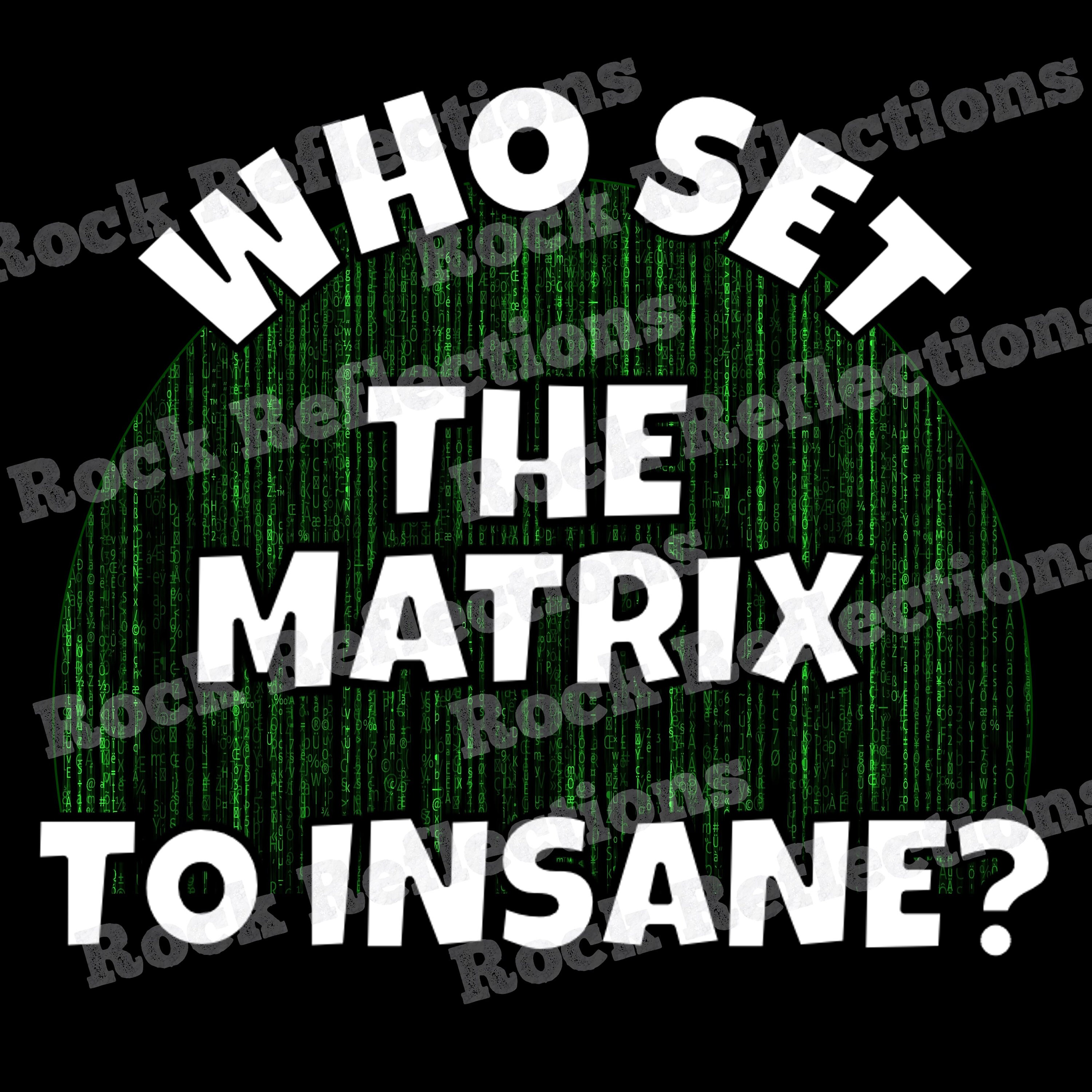 Matrix Set to Insane Black Mug/matrix Joke/funny Matrix Mug/sci Fi Mug ...
