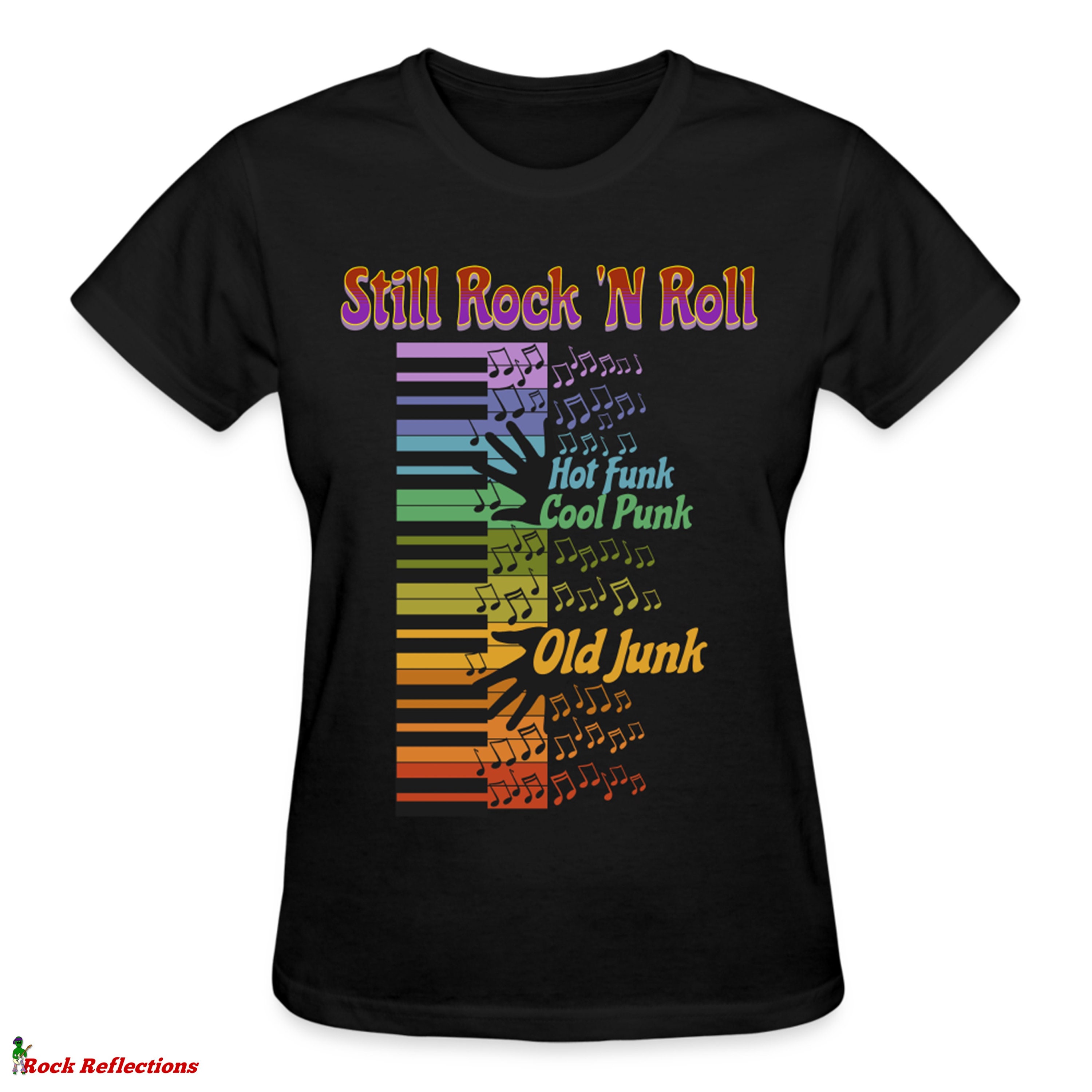 Rock Music T-shirt Rocker Classic Rock and Roll Lover Cool Music Shirt ...