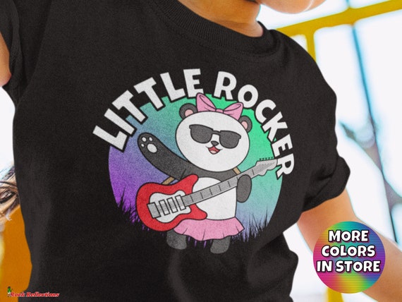 Little Rocker Panda cool Panda/baby T-shirt/toddler - Etsy