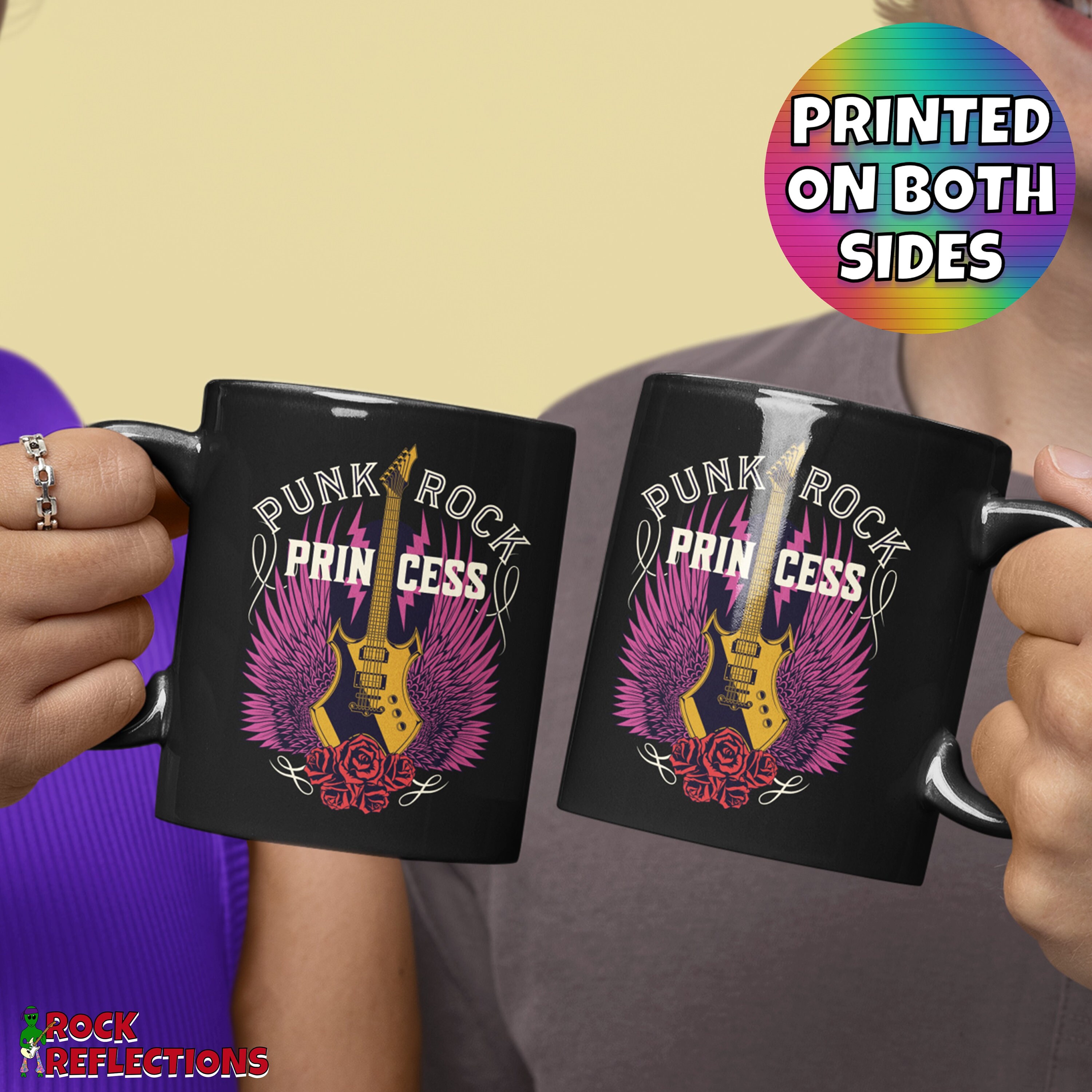 Punk Rock Princess Music Mug - Rocker Coffee Lover Gift - Etsy