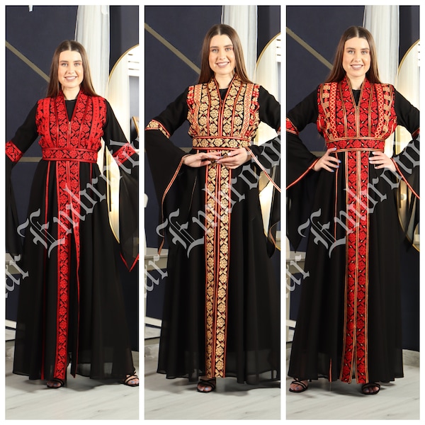 Palestinian Modern Dress - Etsy