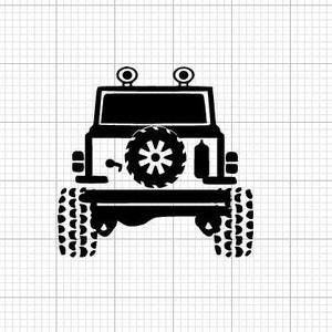 Off Road Vehicle Back SVG off Road SVG Fun Svg Cutting - Etsy