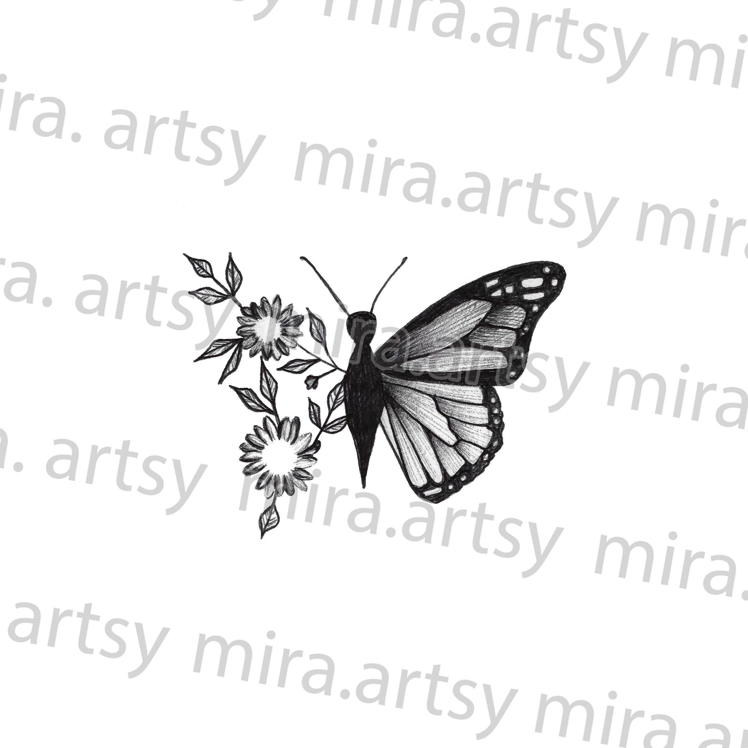 Pretty Butterfly Designs To Draw