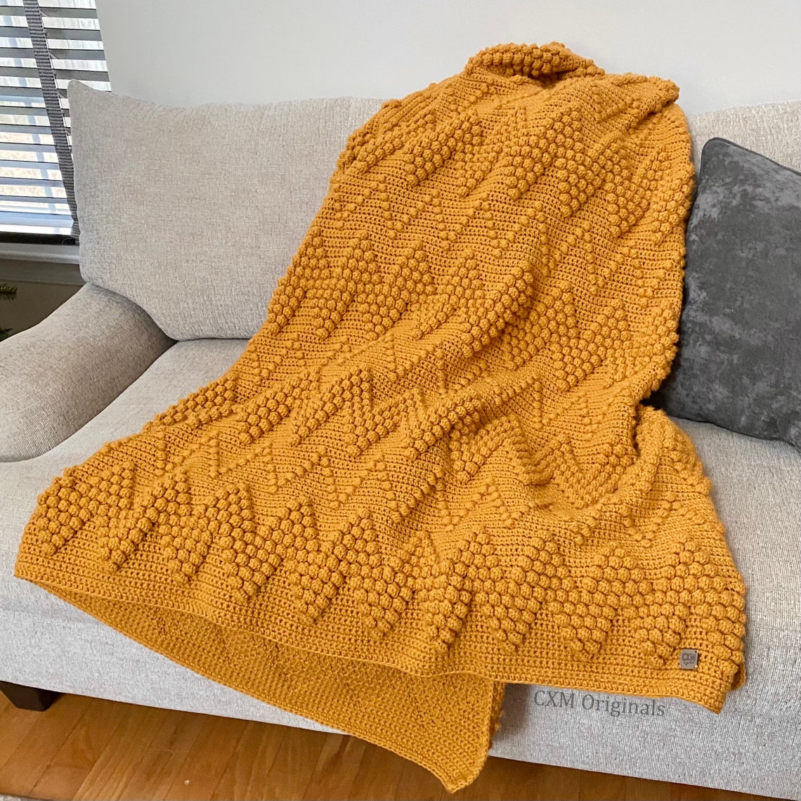 Crochet Blanket Pattern Modern Crochet Pattern PDF - Etsy