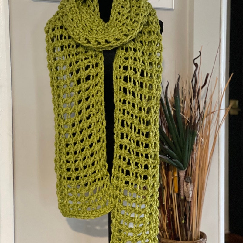Chartreuse Scarf - Etsy