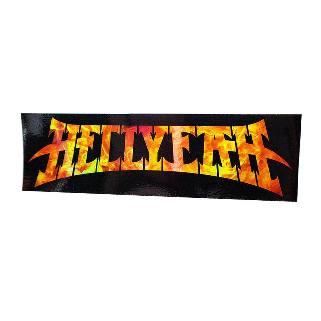 HELLYEAH Band Holographic Flames Sticker Authentic Merch - Etsy