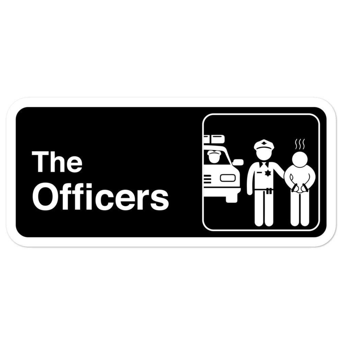 Bumper Sticker the Officers Office Parody 5.5 Wide | Etsy