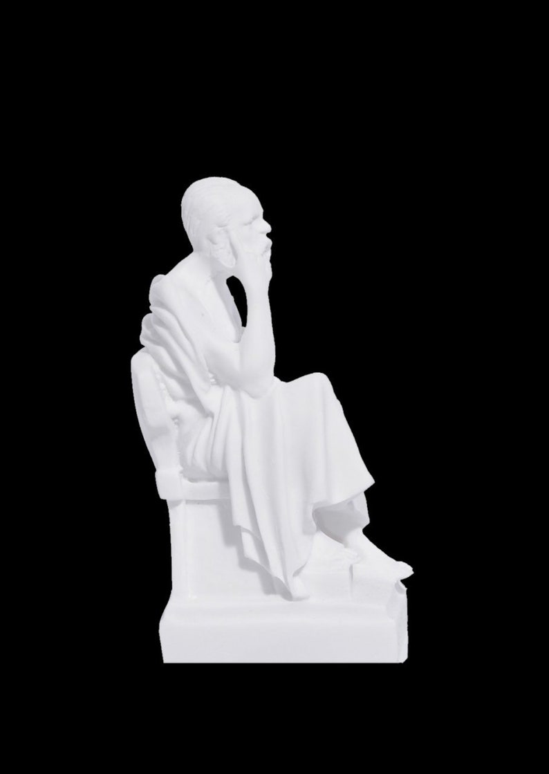 Socrates and Plato Statues Teacher and Student Fathers of - Etsy