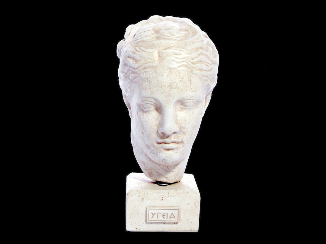Hygieia Hygeia Bust Statue, Greek Goddess of Health, Daughter of ...