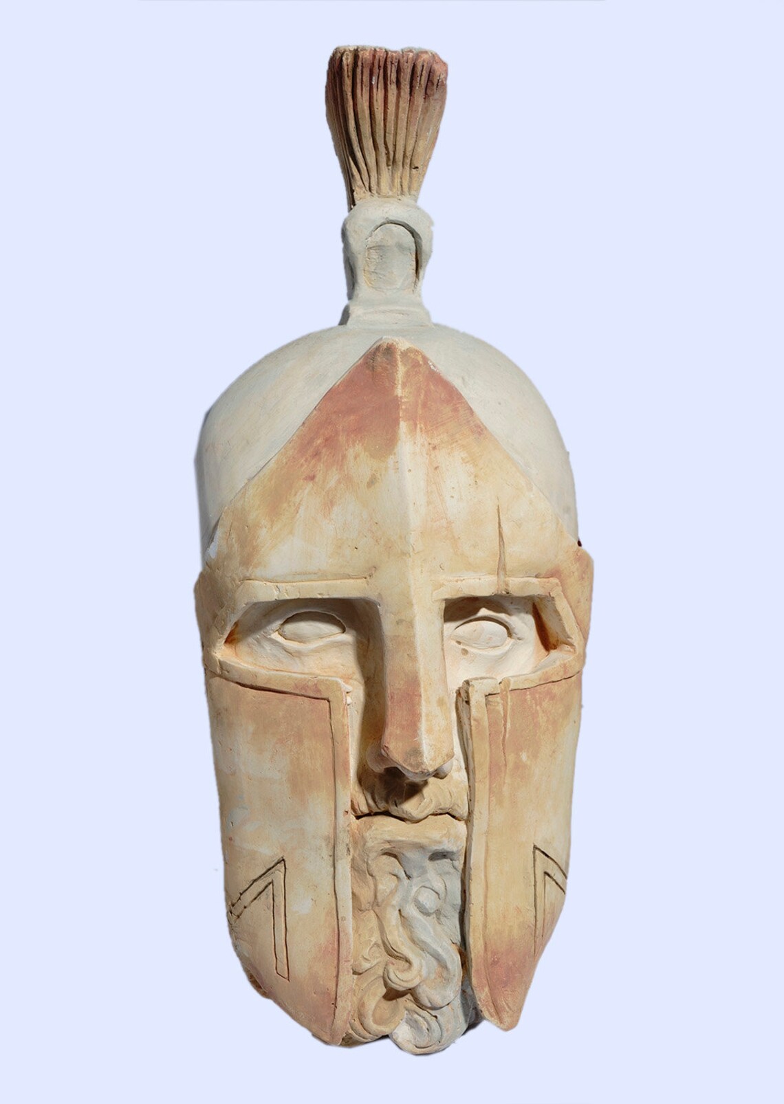 Leonidas Plaster Wall Mask the King of Sparta Ancient Greek - Etsy