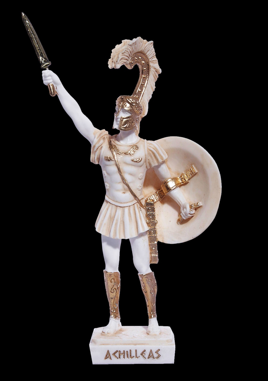Achilles Statue With His Sword and Shield the Great Greek - Etsy