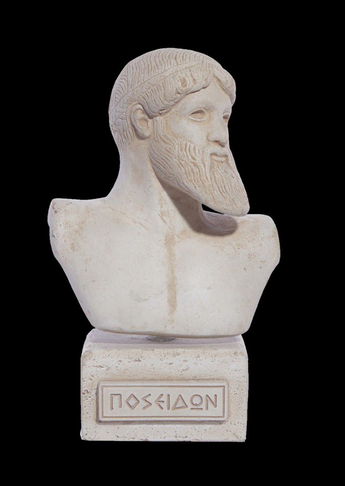 Poseidon Bust Head Statue Neptune Ancient Greek Roman God - Etsy