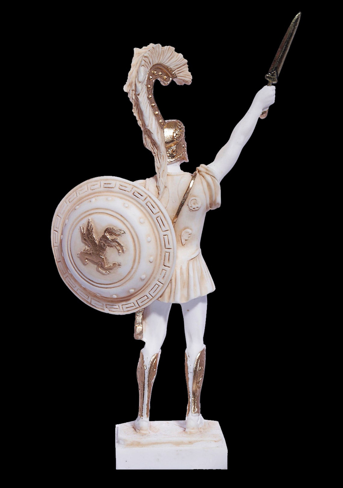 Achilles Statue With His Sword And Shield The Great Greek | Etsy