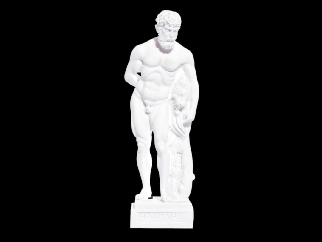 Farnese Hercules Statue, Alcaeus, Alcides, Greek God and Hero, Handmade ...